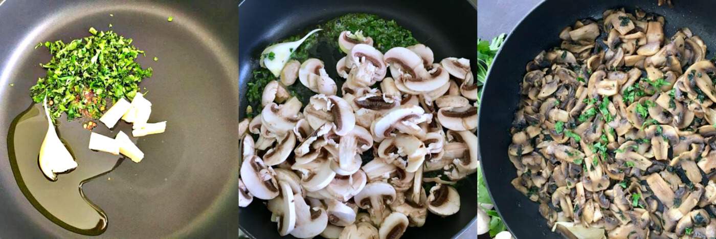 Sauteed Mushrooms with Garlic and Parsley - Funghi Trifolati - Italian ...
