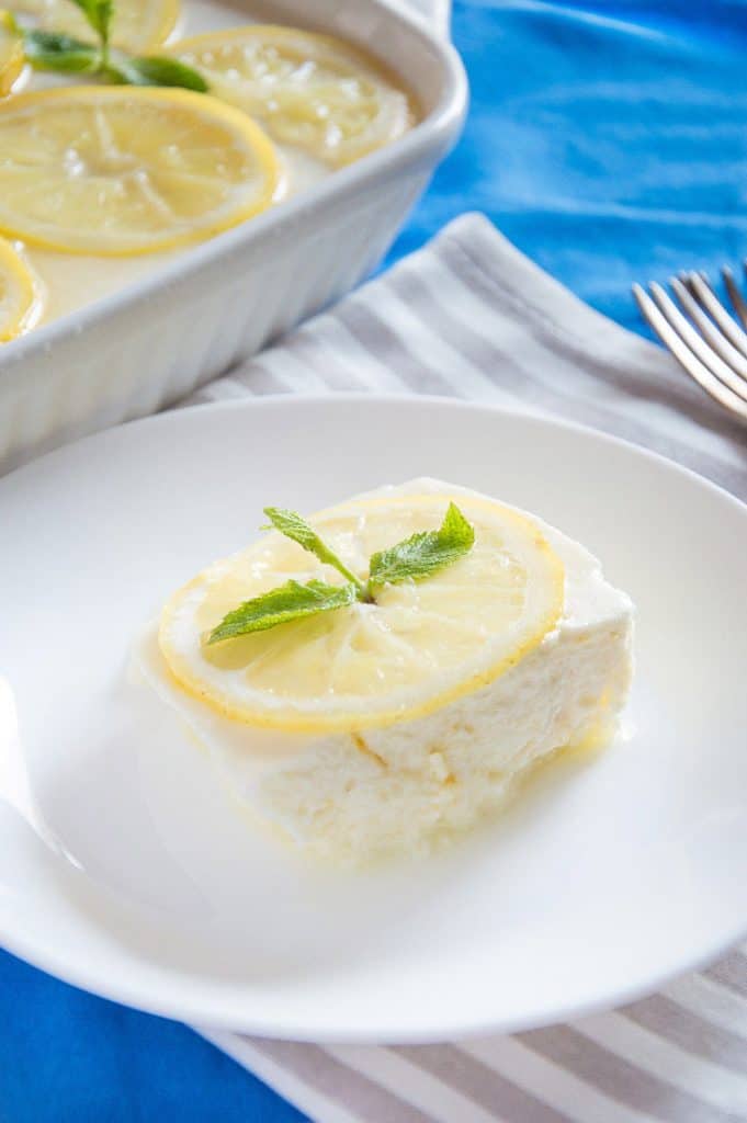 Lemon Semifreddo with Ricotta & Fresh Mint Sauce : Italian Recipe Book