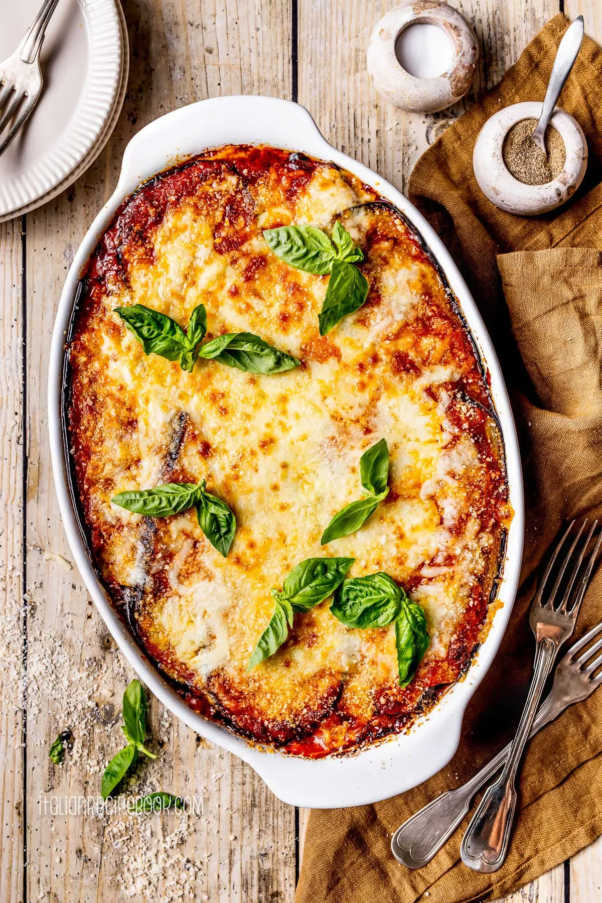 Eggplant Parmigiana {Melanzane Alla Parmigiana} - Italian Recipe Book
