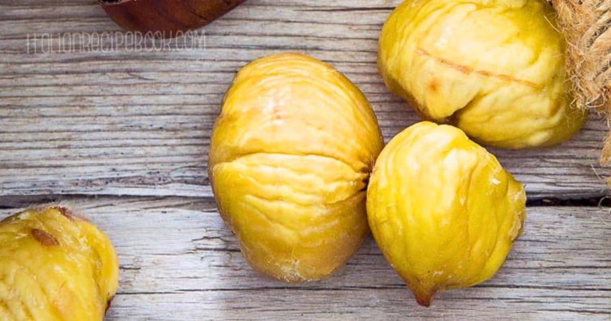 How To Boil Chestnuts - Myths, Facts & The Best Technique : Italian ...