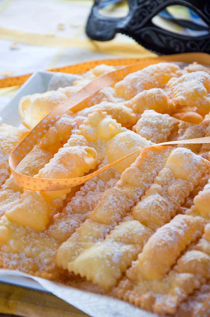 Chiacchiere {Crostoli} - Italian Carnival Fritters - Italian Recipe Book