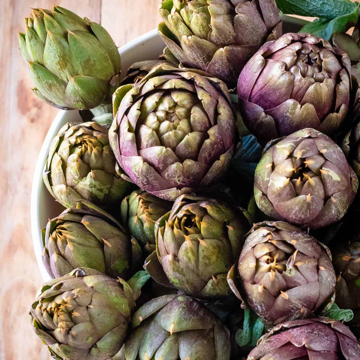 Artichokes How To Trim Clean Cook Fresh Artichokes Italian Recipe Book