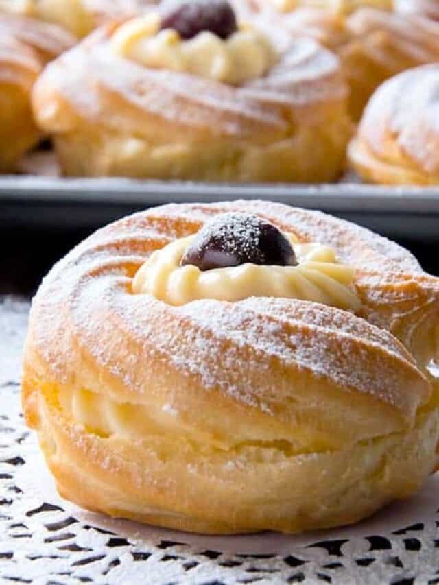 St.Joseph's Pastries (Zeppole di San Giuseppe) : Italian Recipe Book