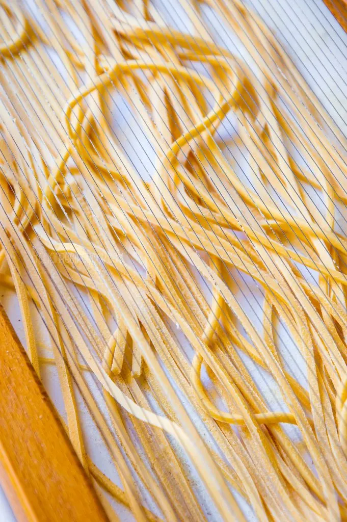 Tonnarelli {How to Make Tonnarelli Pasta Step-By-Step} - Italian Recipe ...