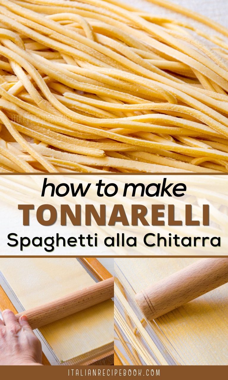 Tonnarelli {How to Make Tonnarelli Pasta Step-By-Step} - Italian Recipe ...