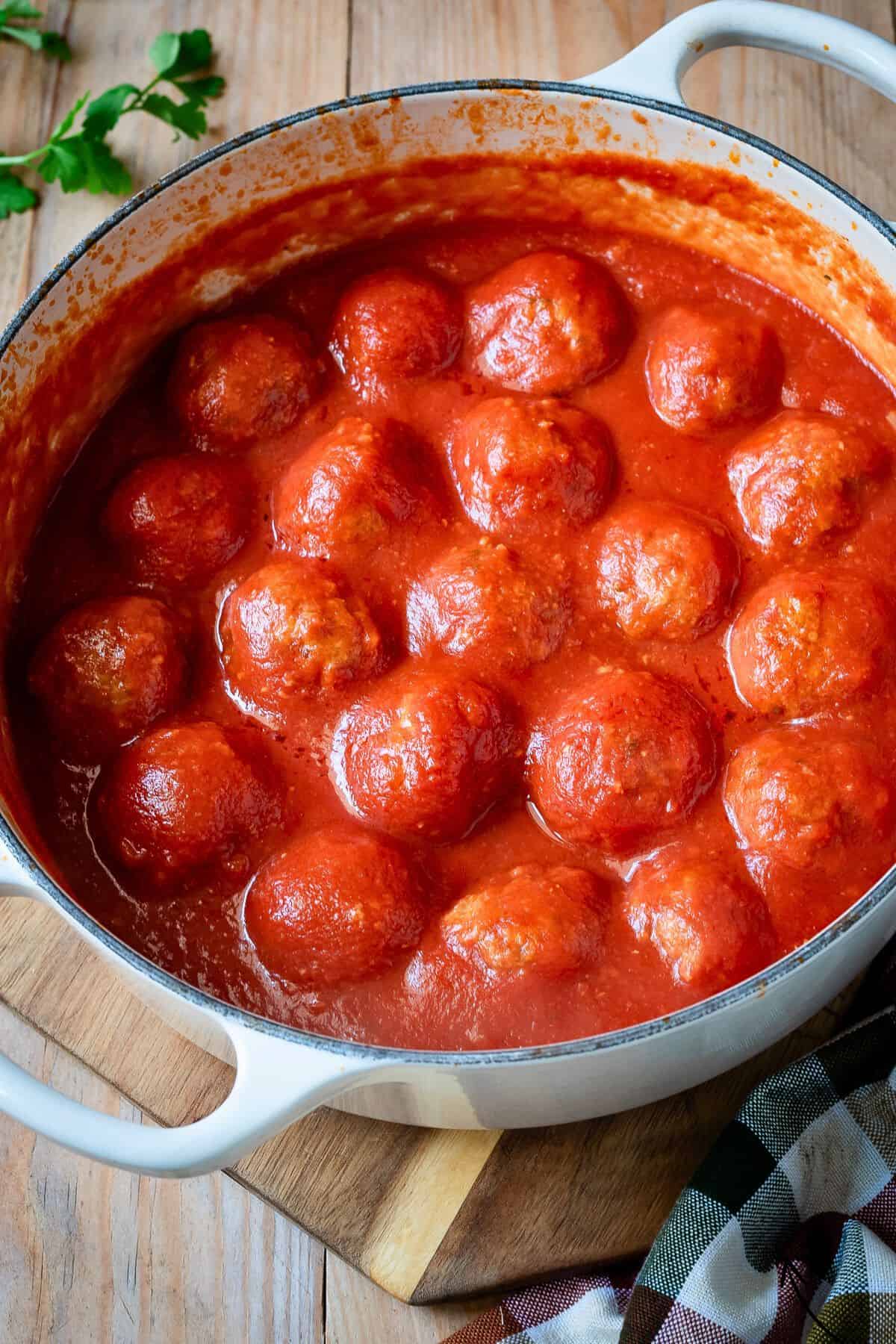 Polpette - Italian Meatballs (Juicy and Tender!) : Italian Recipe Book