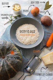 Pumpkin Risotto {Super Creamy & Comforting} : Italian Recipe Book