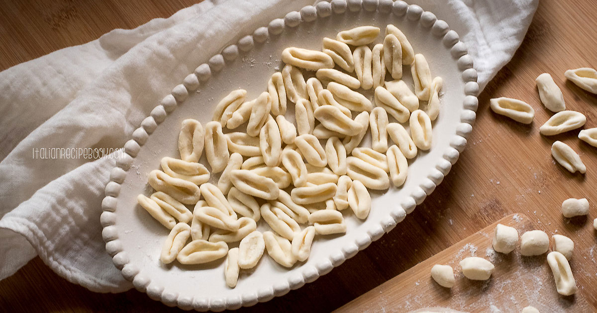 Ricotta Cavatelli (Only 2 Ingredients!) : Italian Recipe Book