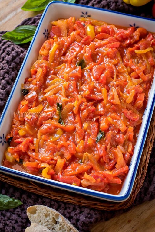 Peperonata Recipe from Sicily + 3 Delicious Ways To Use it! : Italian ...
