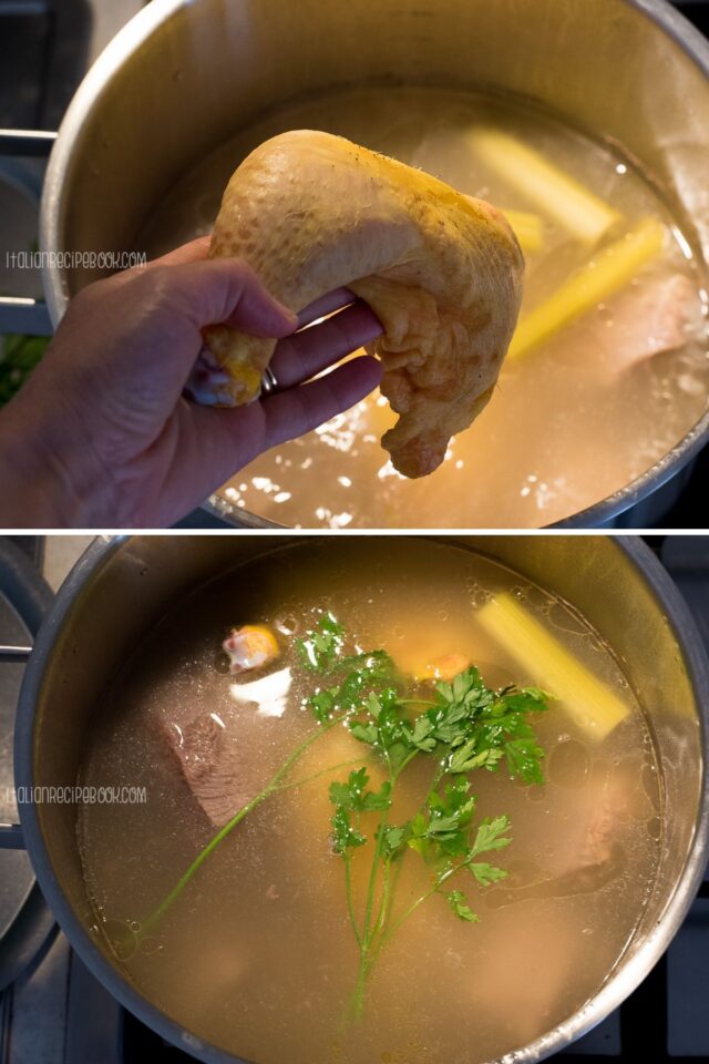 Homemade Meat Broth (Brodo Di Carne) : Italian Recipe Book