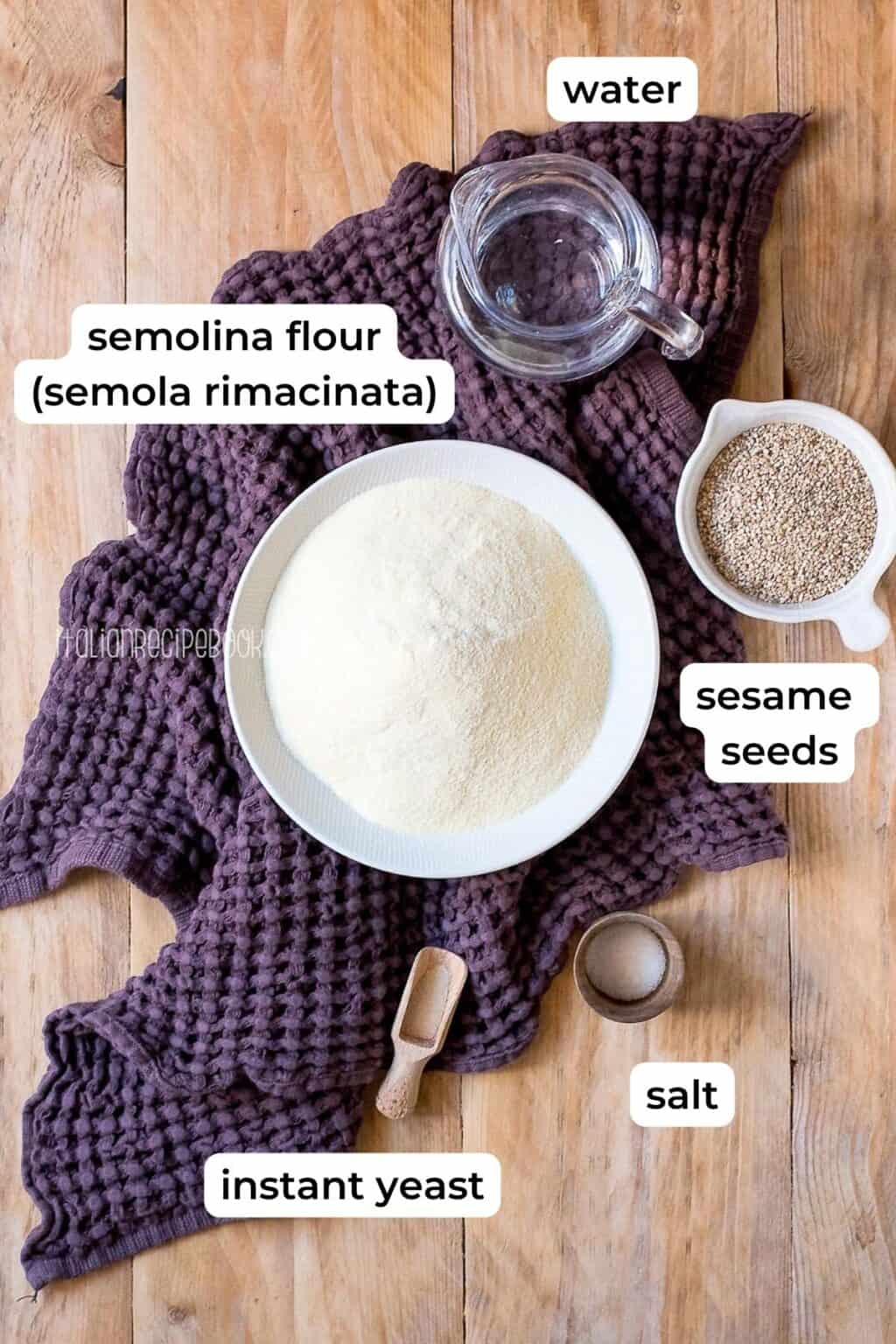 Semolina Bread (Easy & Delicious) : Italian Recipe Book