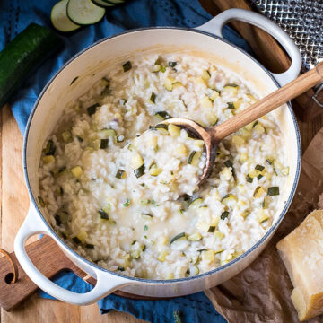 Zucchini Risotto {The Whole Family Will Love!} : Italian Recipe Book
