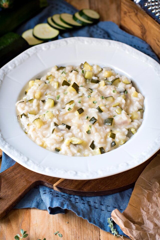 Zucchini Risotto {The Whole Family Will Love!} : Italian Recipe Book