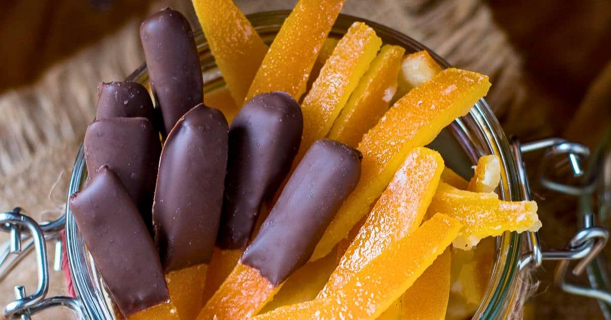 Candied Orange Peels (Classic & Chocolate Covered) : Italian Recipe Book