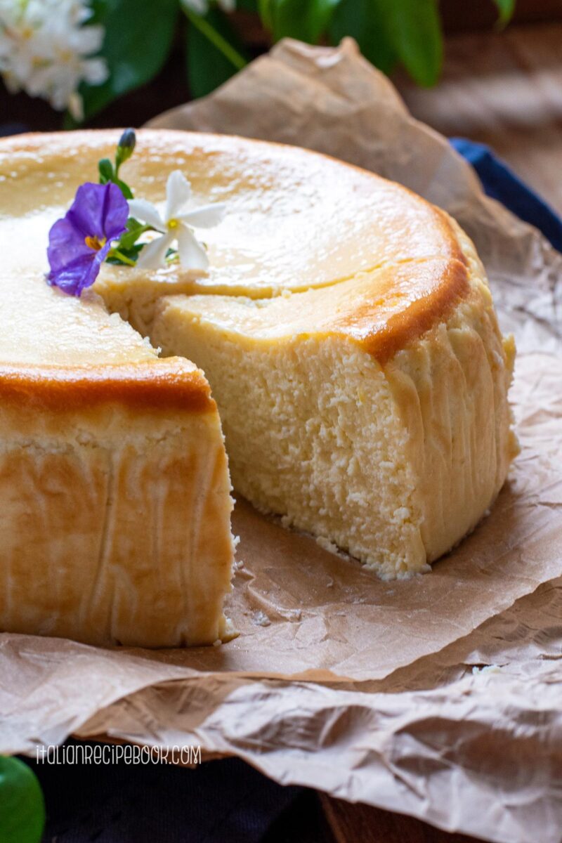 The Creamiest Lemon Ricotta Cheesecake Recipe! : Italian Recipe Book