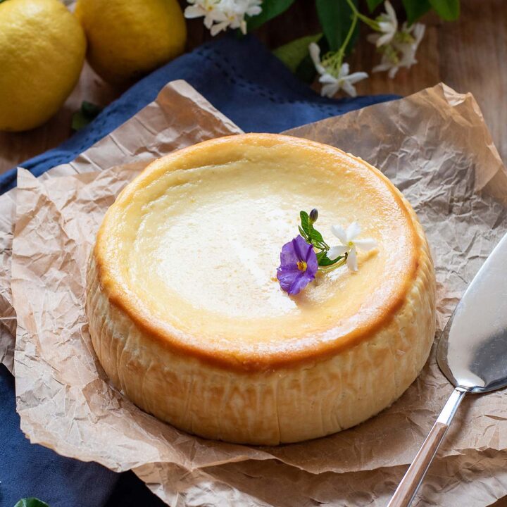 The Creamiest Lemon Ricotta Cheesecake Recipe! : Italian Recipe Book