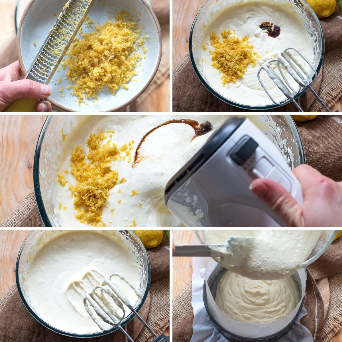 Lemon Ricotta Cheesecake - Italian Recipe Book