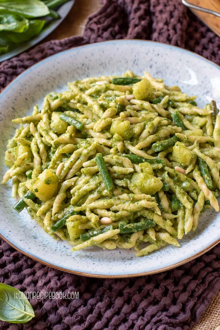 Pasta Al Pesto (Super Easy & Creamy!) : Italian Recipe Book