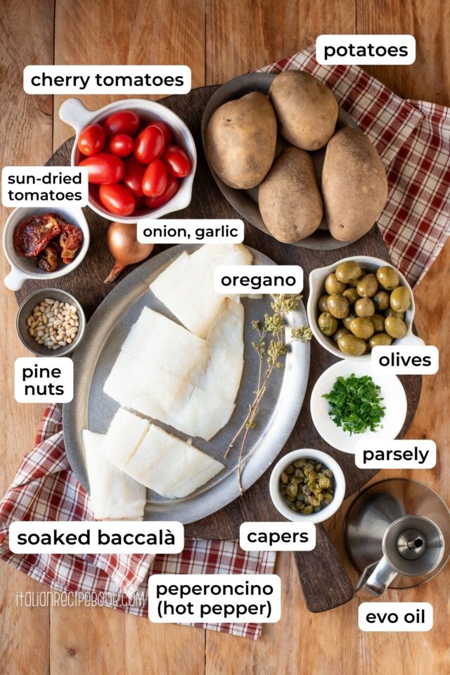 Sicilian Salt Cod Stew (Baccalà Alla Ghiotta) : Italian Recipe Book