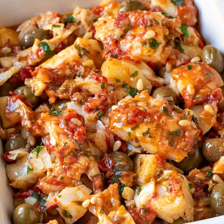 Sicilian Salt Cod Stew (Baccalà Alla Ghiotta) : Italian Recipe Book