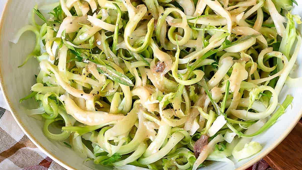 Puntarelle Alla Romana : Italian Recipe Book