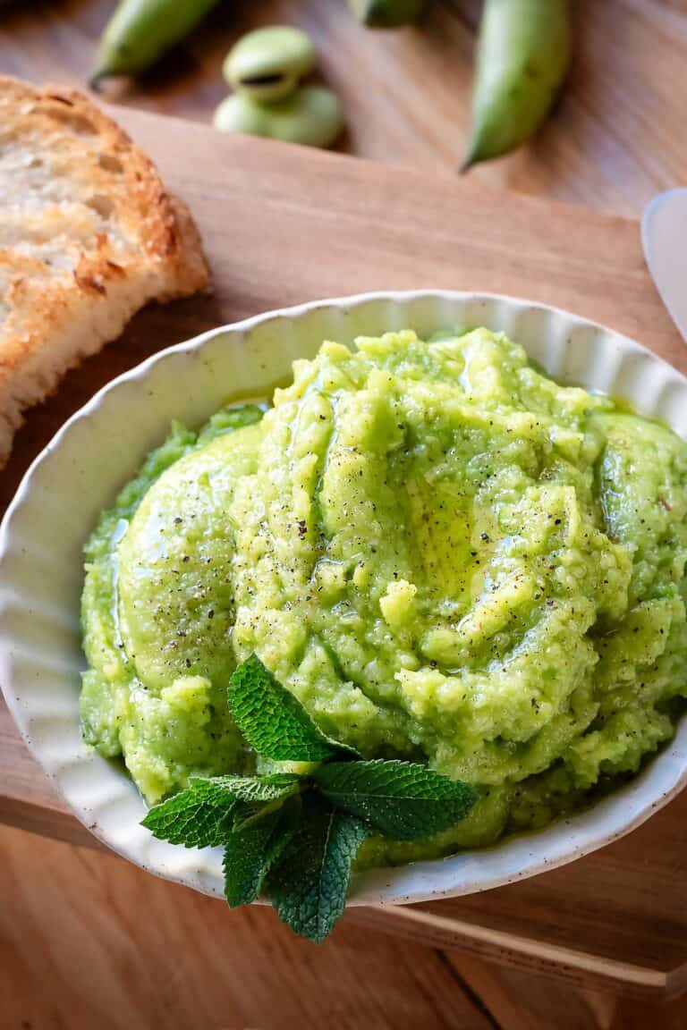 Fava Bean Pesto (Recipe and Ways To Use It) : Italian Recipe Book