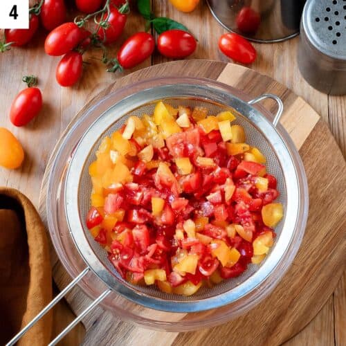 Cherry Tomato Bruschetta : Italian Recipe Book